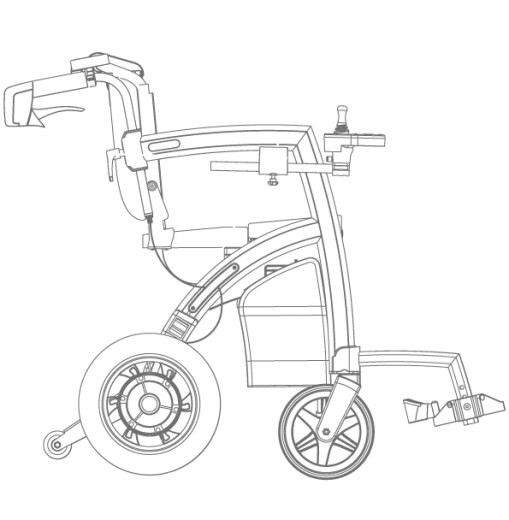 Rollz Motion Electric rollator en elektrische rolstoel
